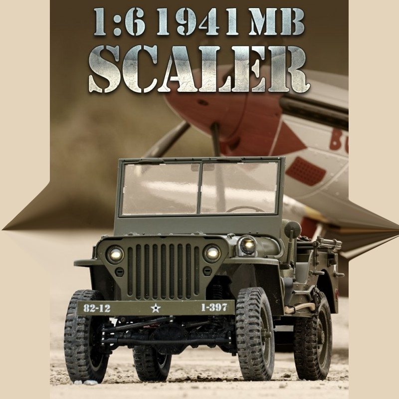 Roc Hobby 1/6 Jeep Willis Militaire > IDF Modélisme