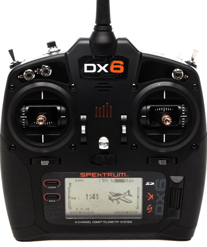 DX6 6-Channel DSMX Transmitter Gen 3 with AR6600T Récep Mode 2